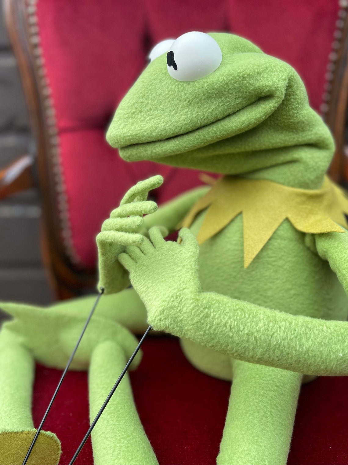 Kermit the Frog Puppet Muppet Replica 1:1 - Etsy