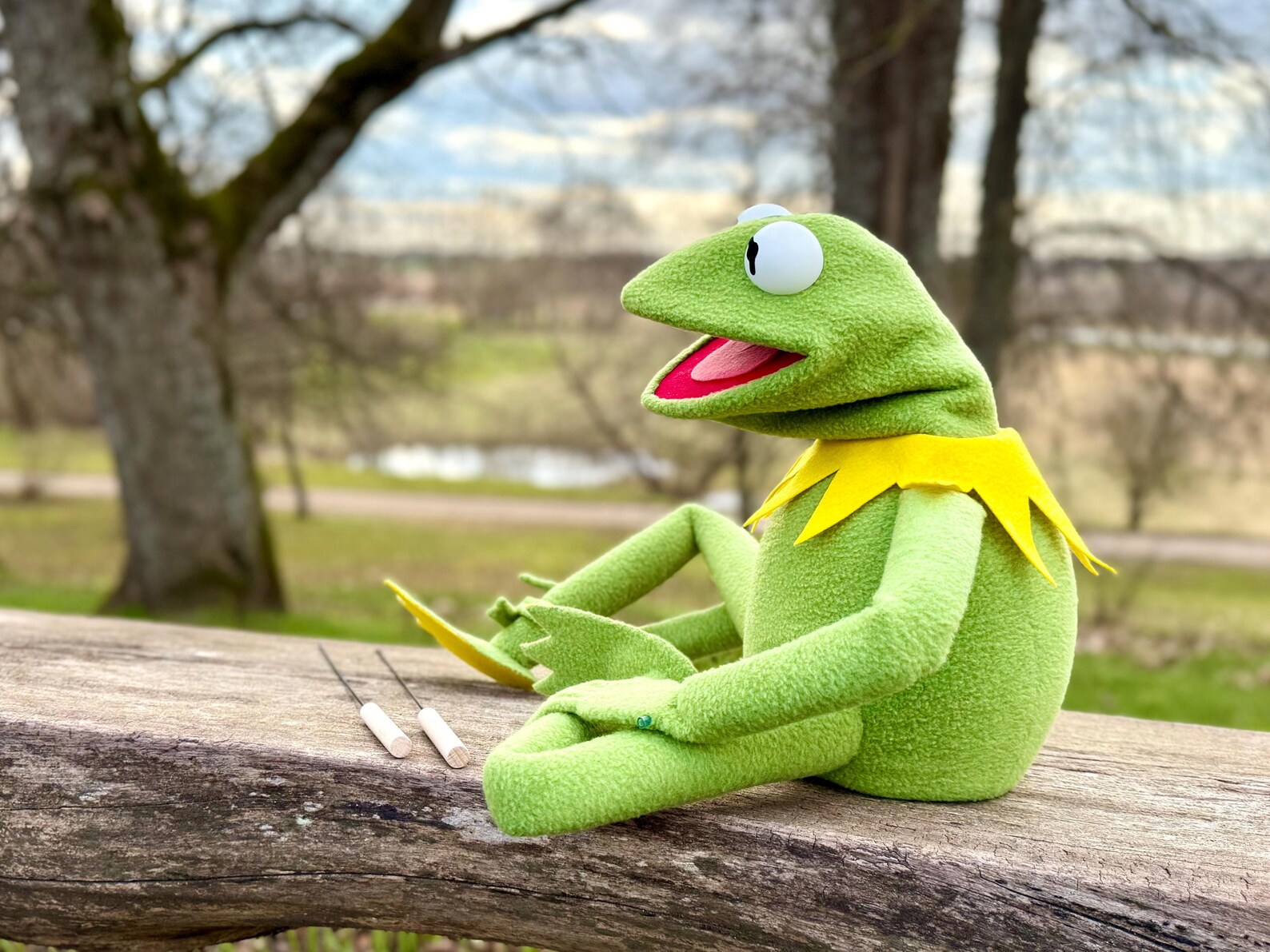 Marioneta de Kermit el Hermano Rana, réplica a escala 1:1 - Etsy México
