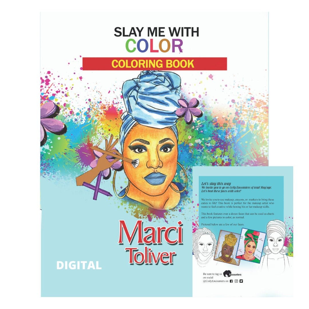 Slay Me With Color - A Makeup Artist's Coloring Book - Etsy