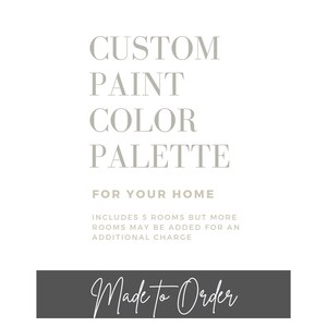 Custom Paint Color Palette - Etsy