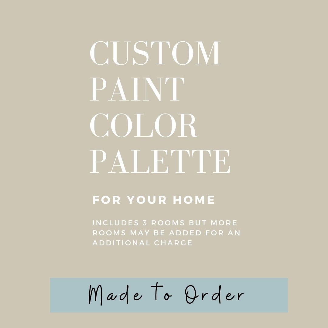 Custom paint color palette | Etsy