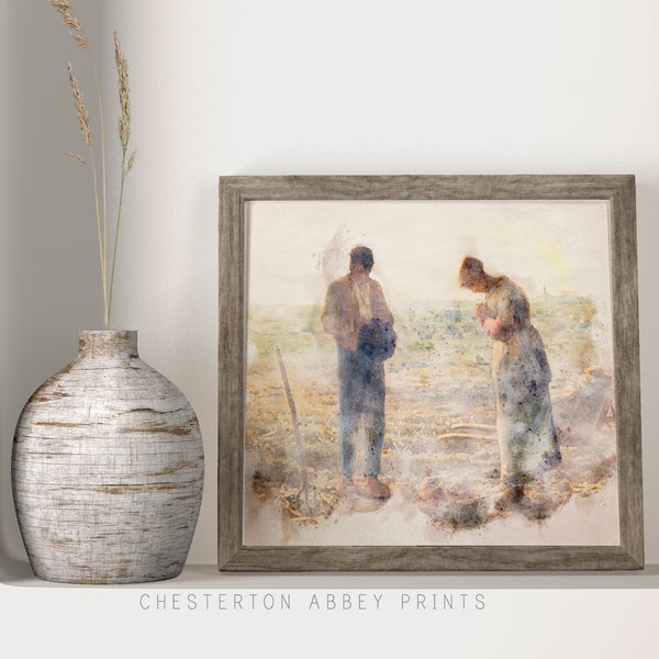 The Angelus Print - Etsy