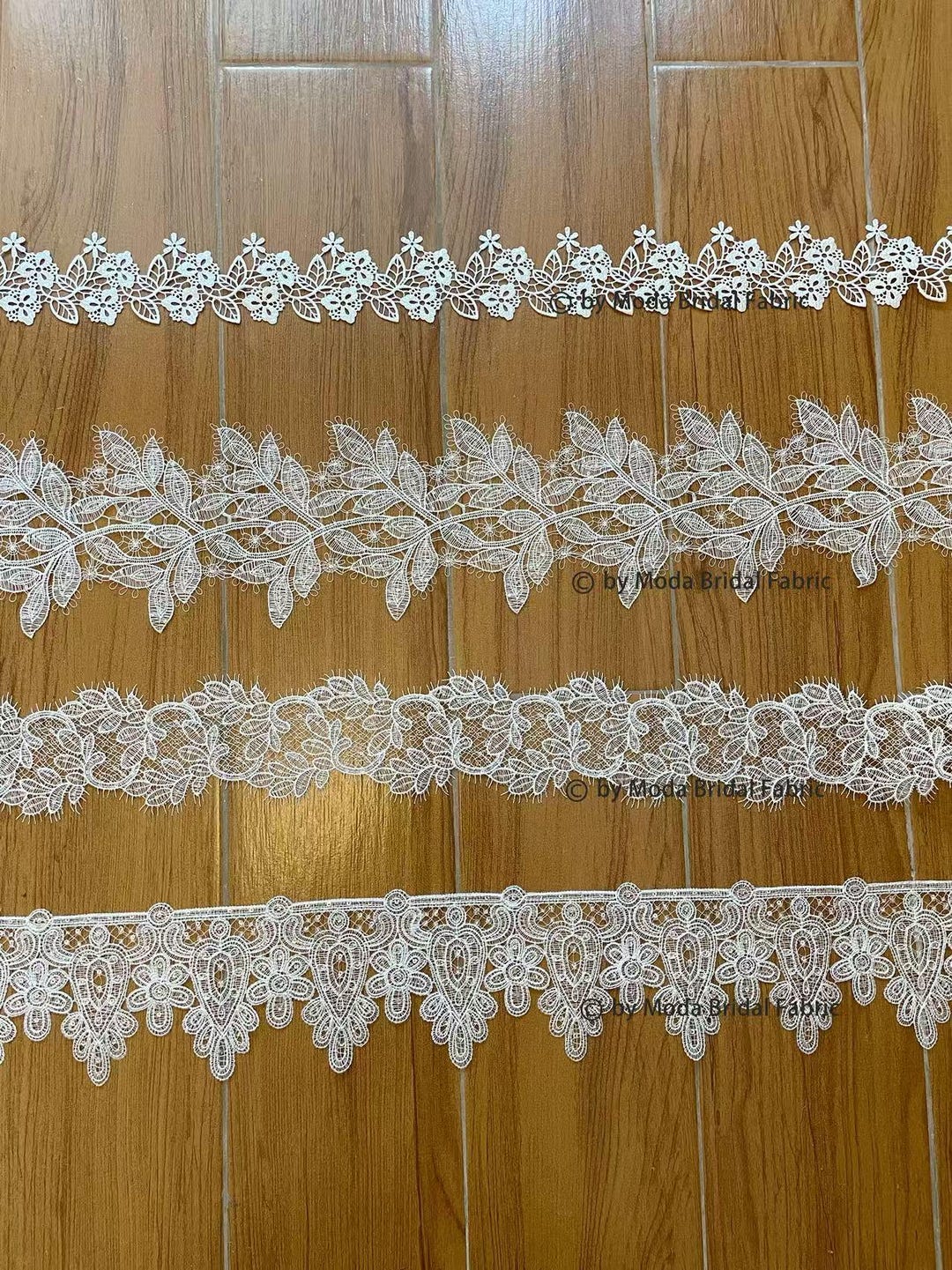 Guipure Lace Trims With Sequins for Bridal Veils and Home Textiles, 5 ...