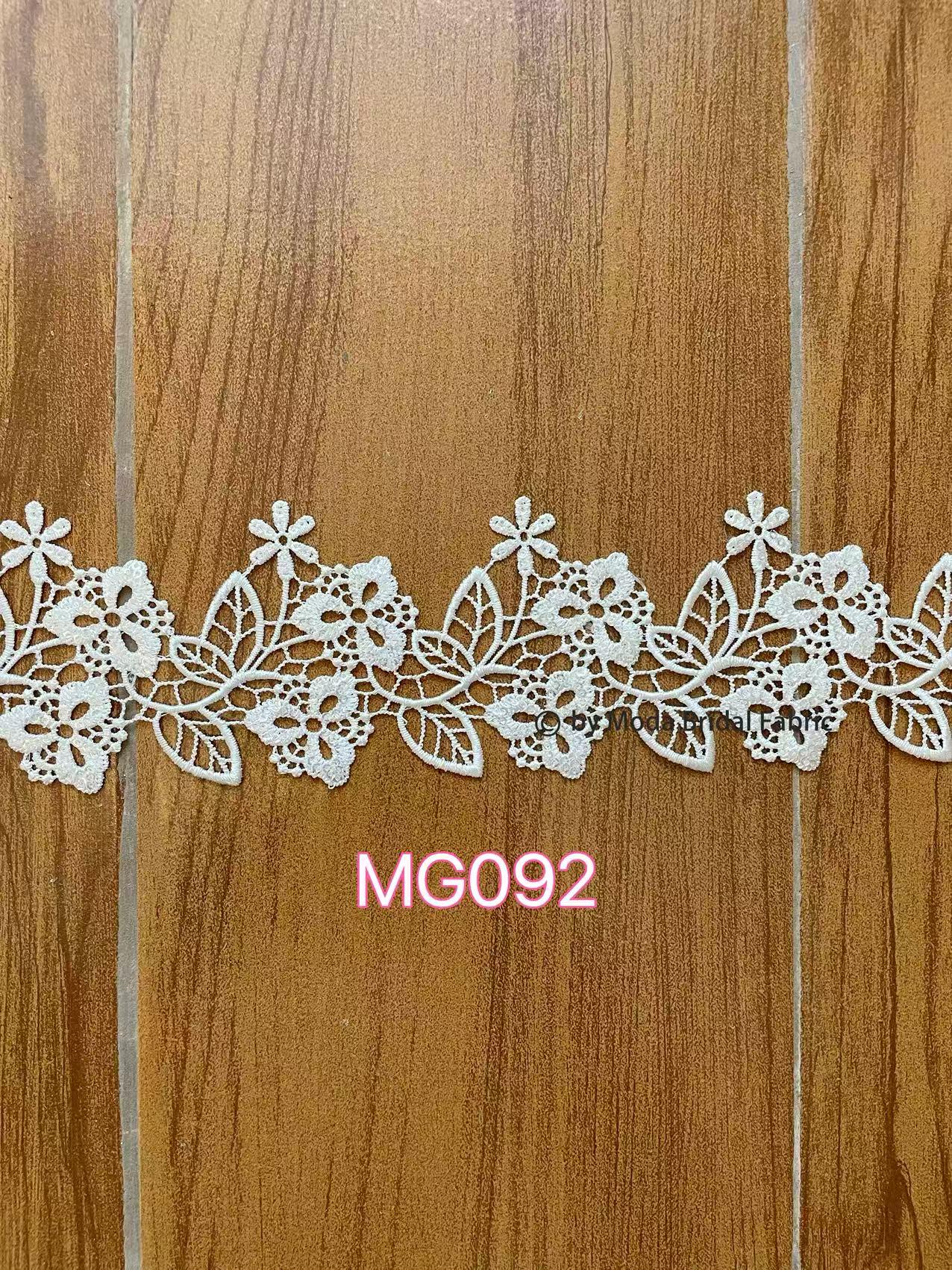 Guipure Lace Trims With Sequins for Bridal Veils and Home Textiles, 5 ...