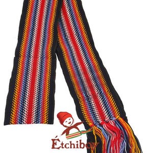 Métis Sash Dark Times Medium Polyester Ceinture Fléchée Temps Noir ...