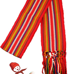 Métis Sash Louis Riel / Coventry Medium Alpaca Ceinture Fléchée Moyenne ...