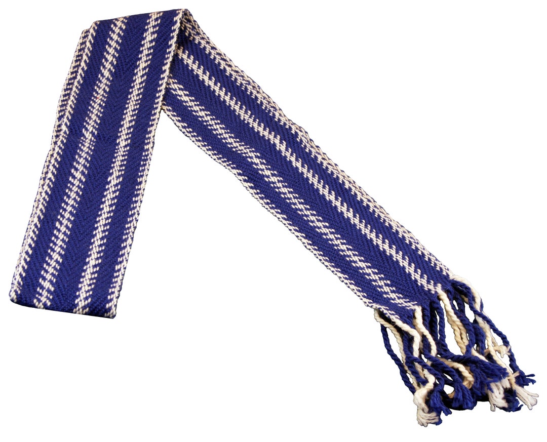 Métis Sash Blue Métis Flag Kids Alpaca Ceinture Fléchée Drapeau Métis ...