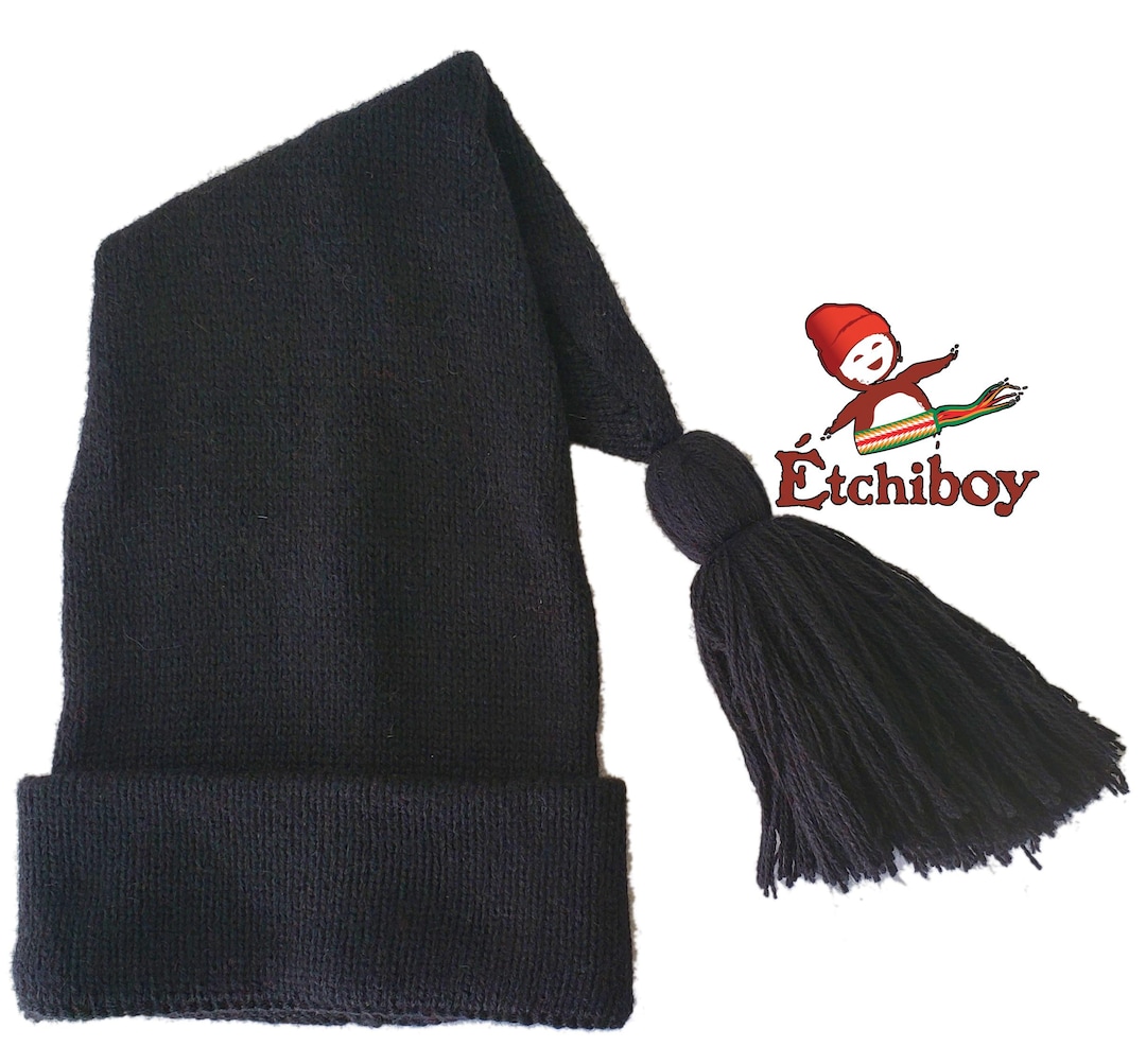 Voyageur Toque Black Alpaca Tuque Noire Alpaga - Etsy