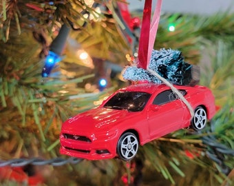 Ford Mustang Christmas Ornament | Etsy