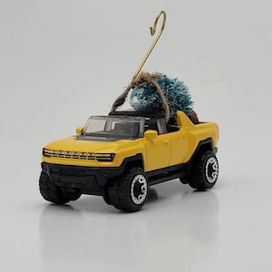 GMC Hummer EV Carrying Christmas Tree Ornament Gift for Him Husband ...