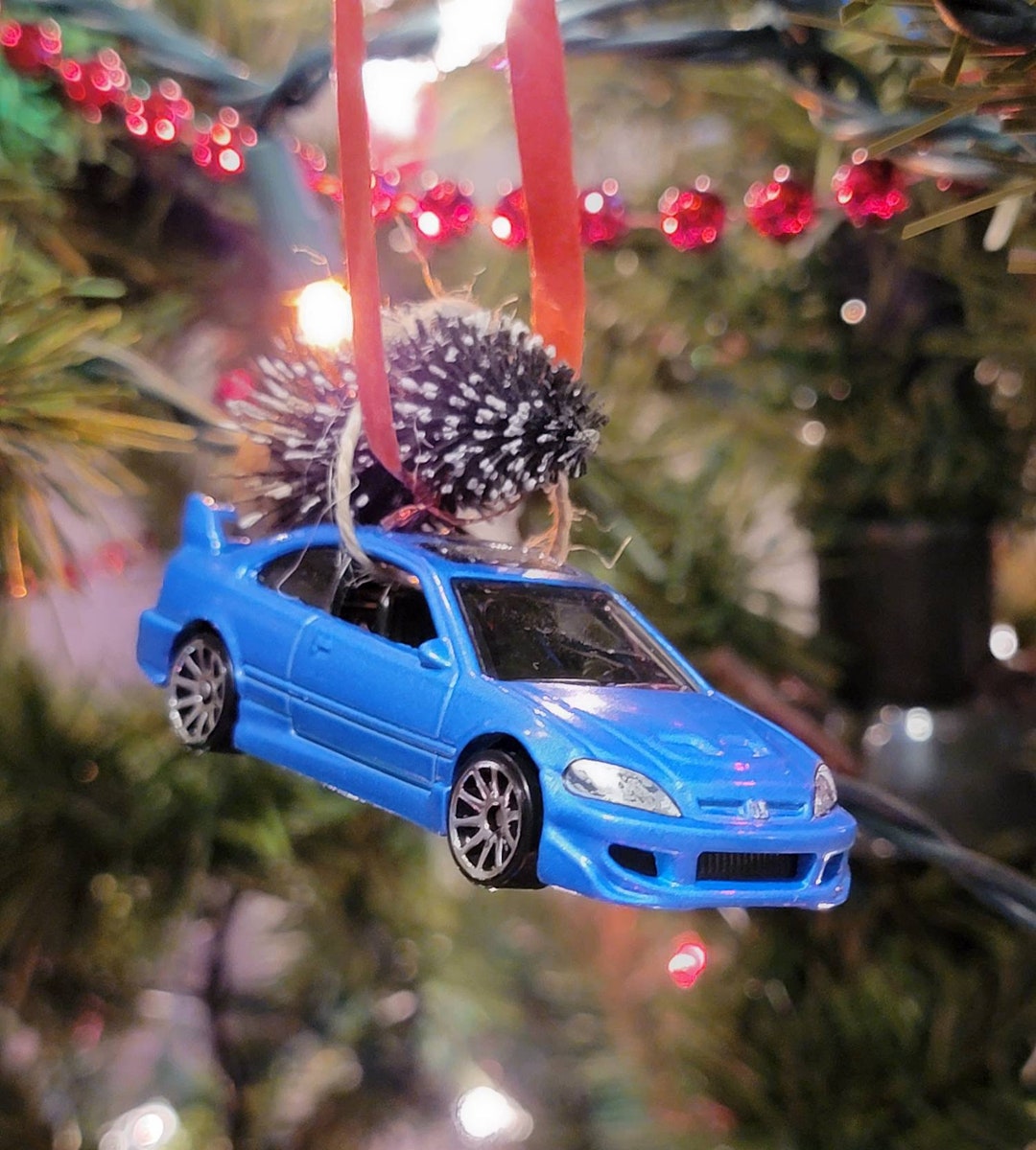 Honda Civic SI Carrying Christmas Tree Ornament Birthday Gift for Him ...