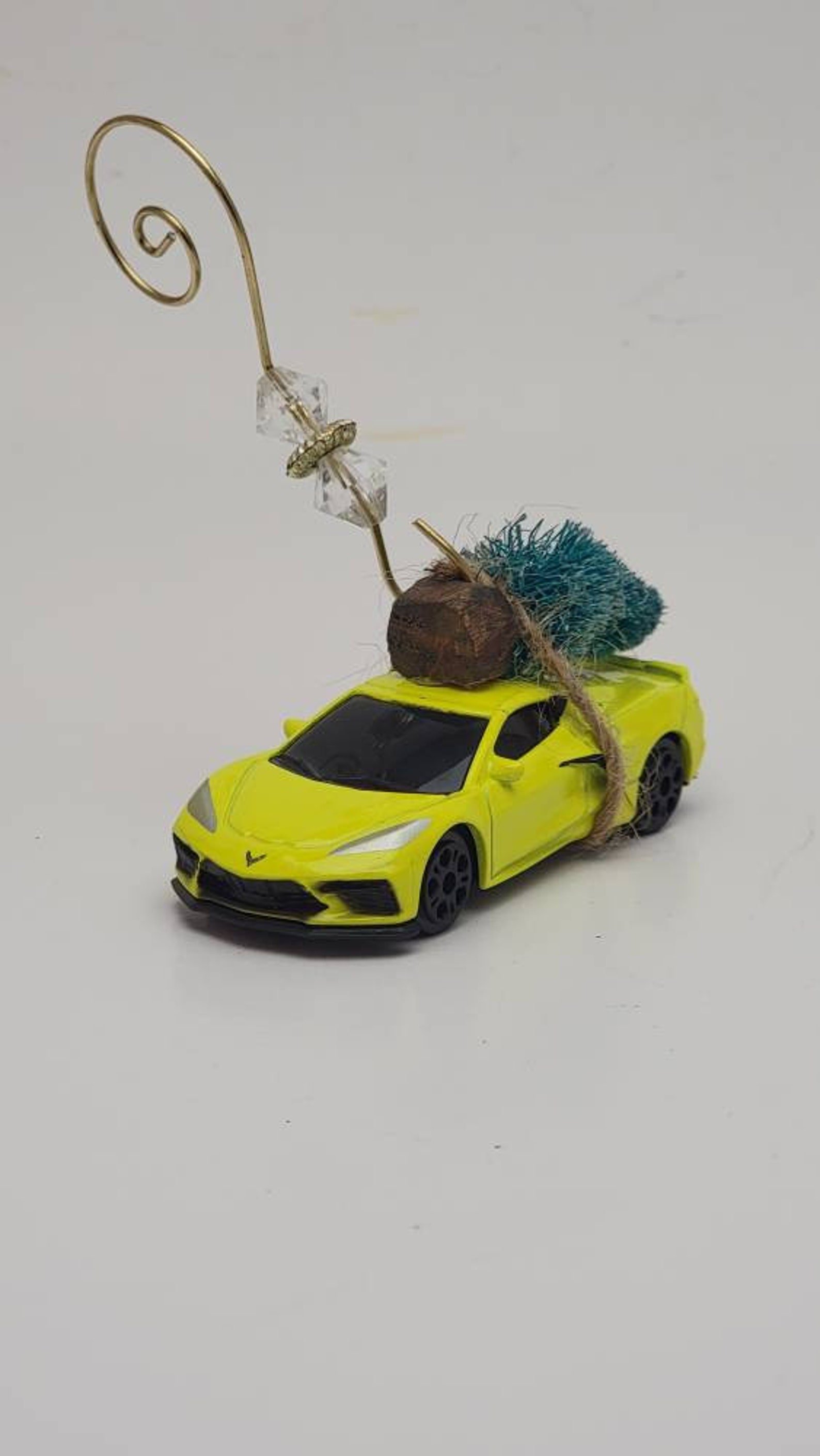 Rare 2021 Chevy Corvette C8 Carrying Christmas Tree Ornament - Etsy