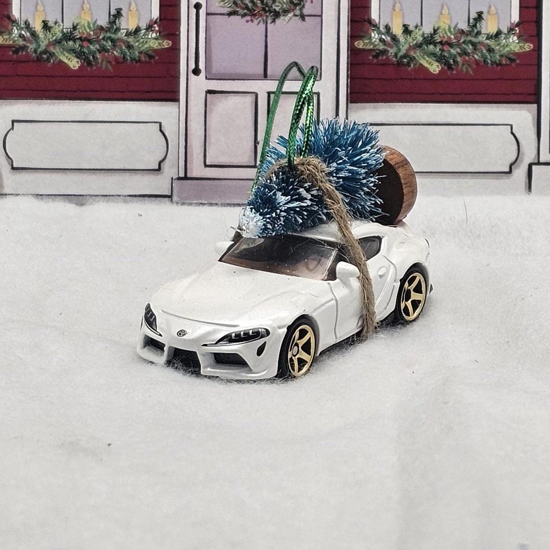 Handmade Toyota Supra GR Christmas Tree Ornament - Etsy UK