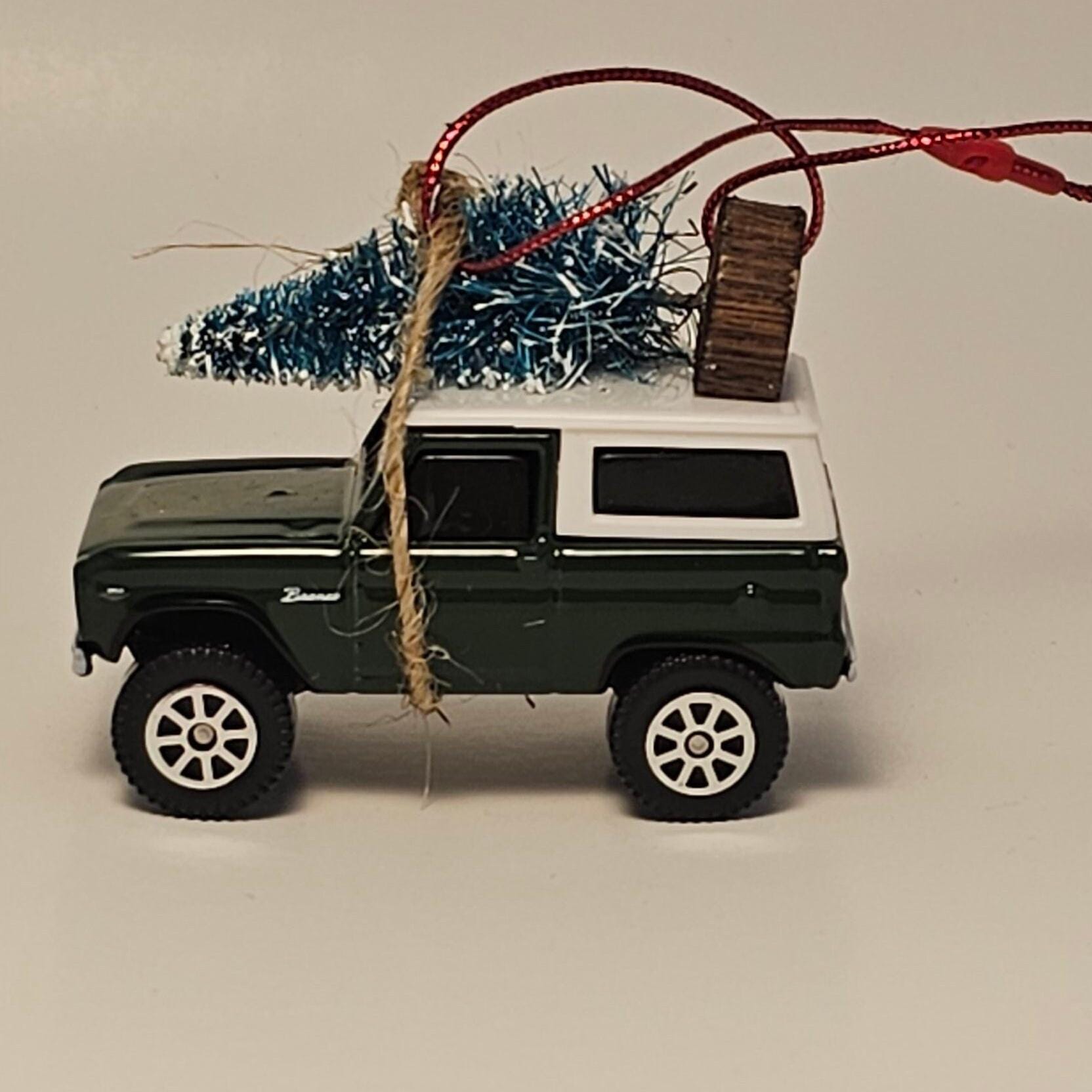 VHTF Rare Original 1966 Ford Bronco Carrying Christmas Tree Car ...