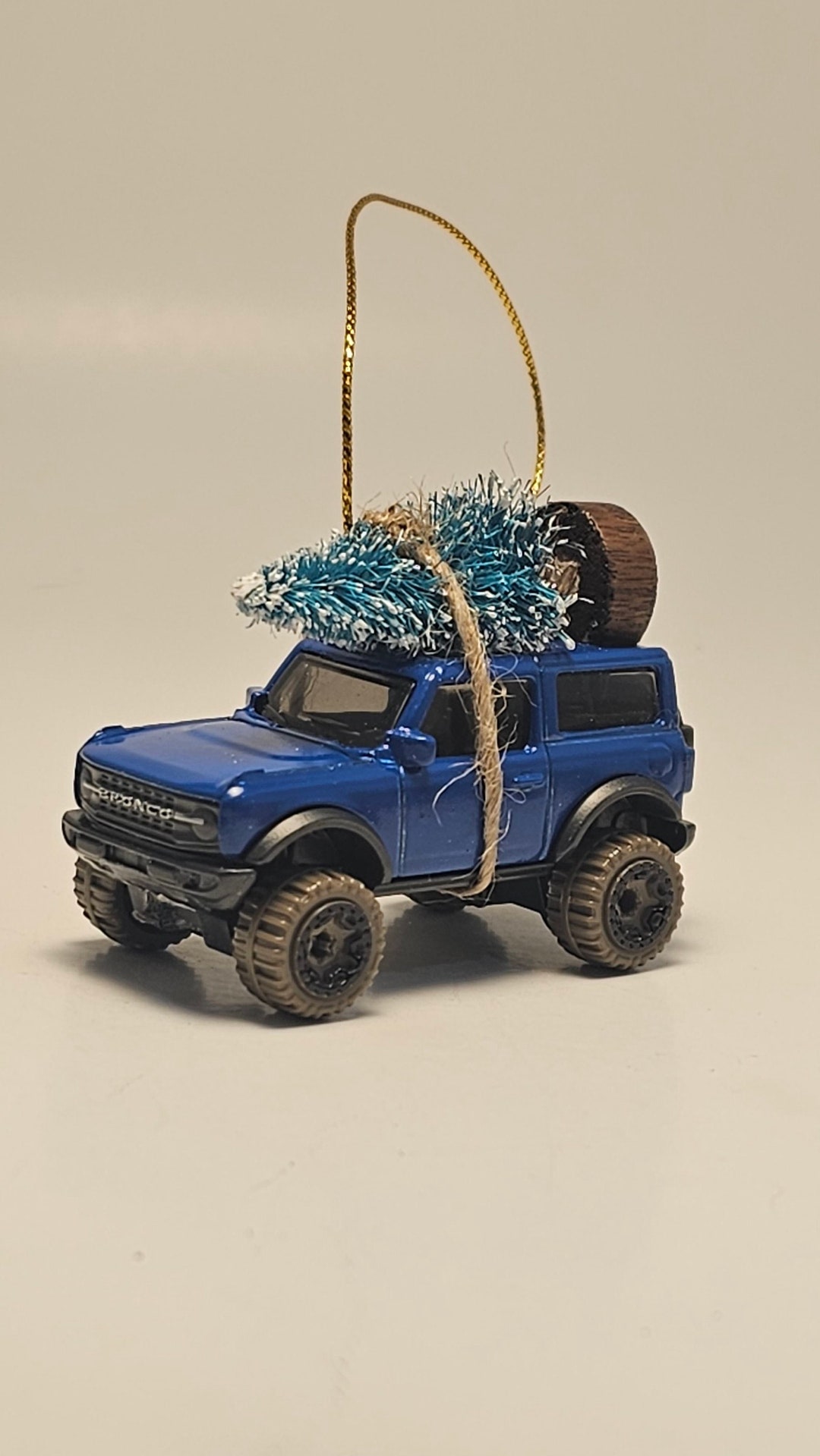 RARE 2021 Ford Bronco 2 Door Carrying Christmas Tree Ornament Gift for ...