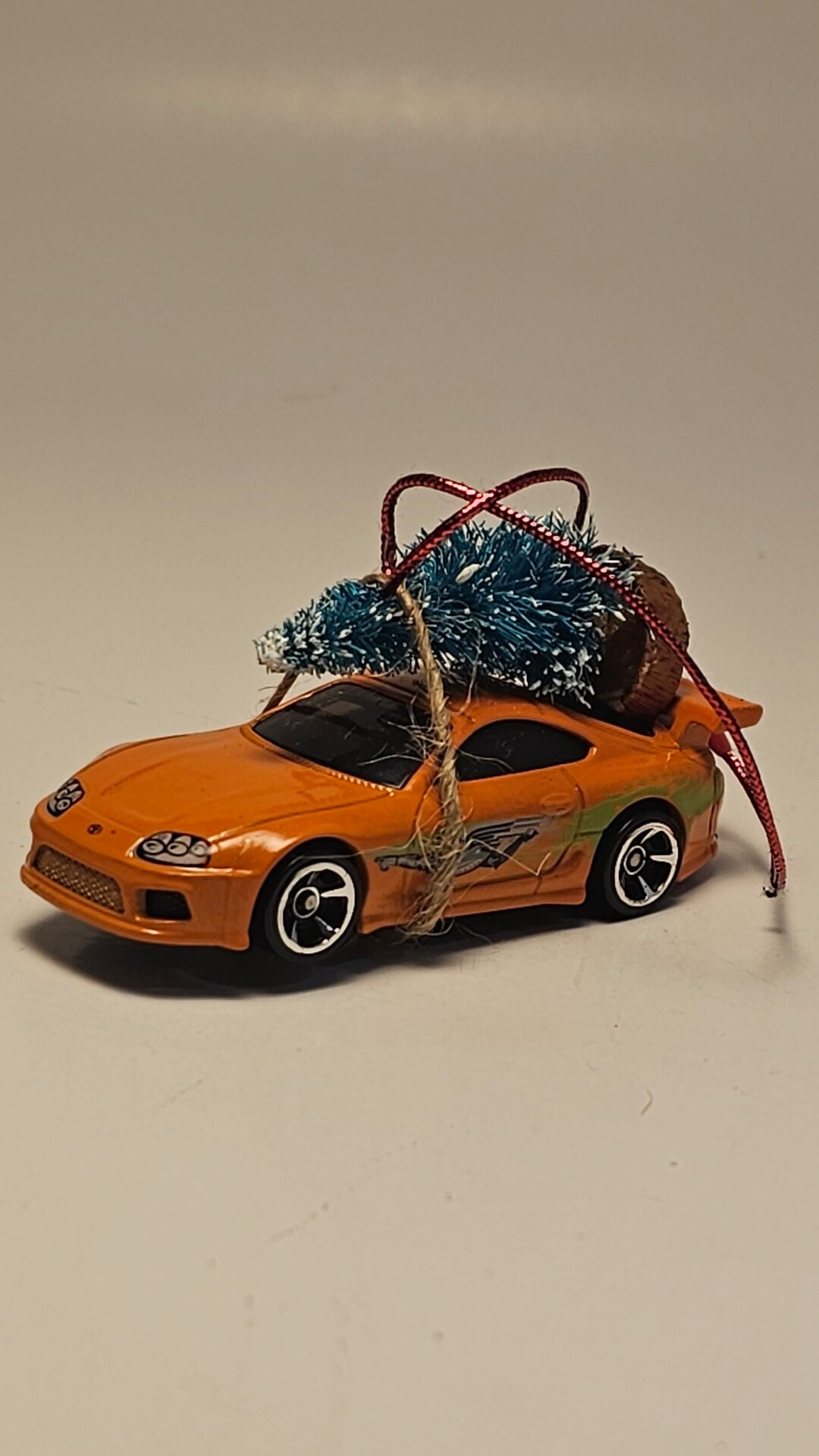 Toyota Supra Carrying Christmas Tree Ornament Gift for Men Boys Husband ...