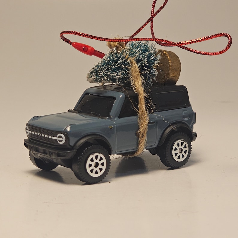 RARE 2021 Ford Bronco 2 Door Carrying Christmas Tree Ornament Gift for ...