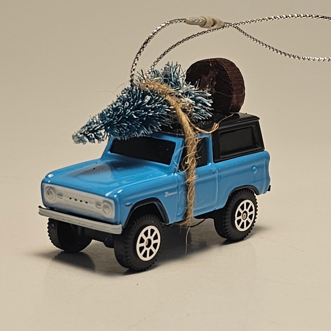 VHTF Rare Original 1966 Ford Bronco Carrying Christmas Tree Car ...