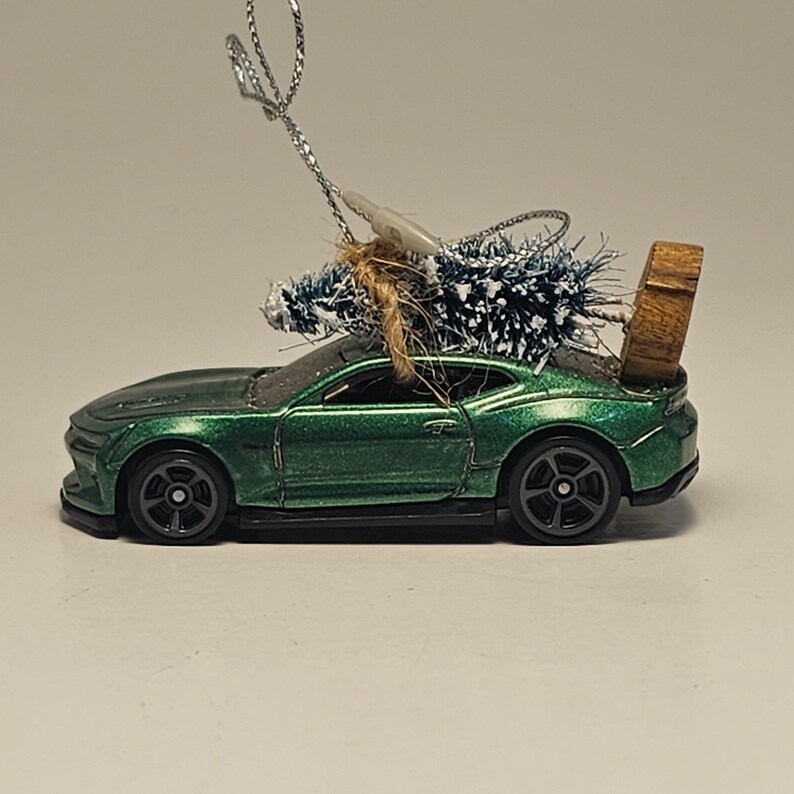 VHTF Camaro Carrying Christmas Tree Car Ornament for Car Lover Husband ...
