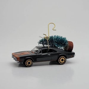 1969 Dodge Charger Carrying Christmas Tree Ornament Gift for Men Boys ...