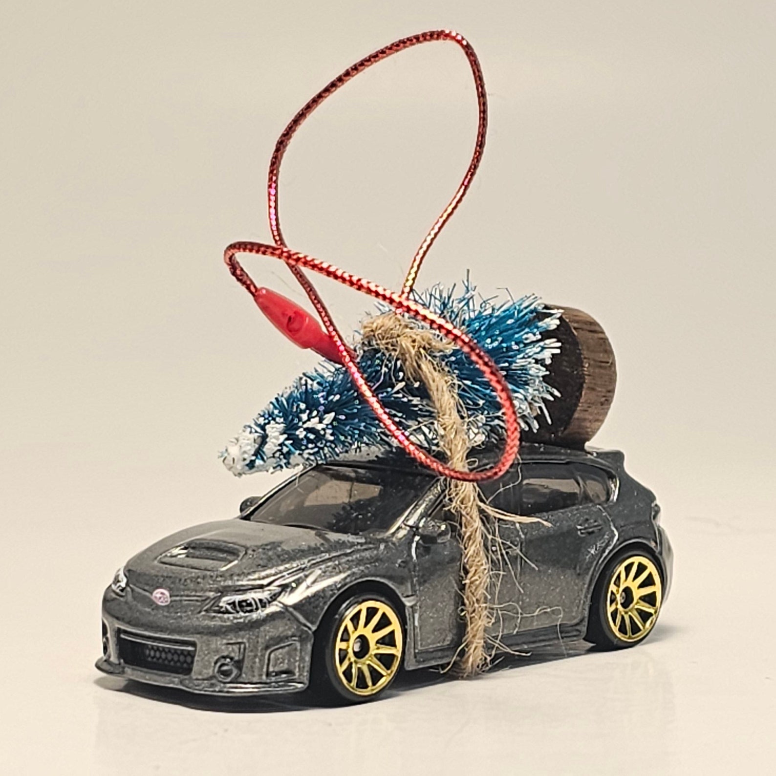 Rare Subaru WRX STI Hatchback Christmas Tree Car Ornament Birthday Gift ...