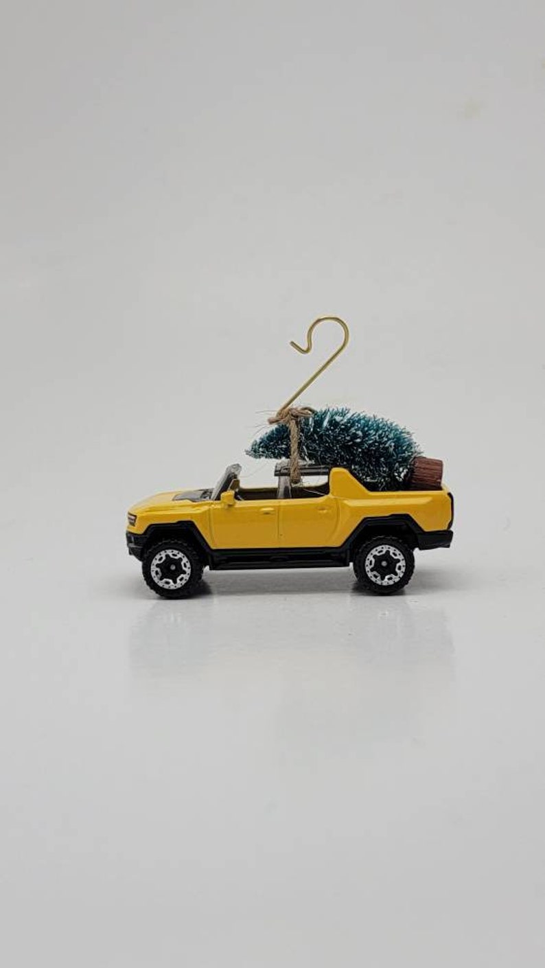 GMC Hummer EV Carrying Christmas Tree Ornament Gift Husband - Etsy