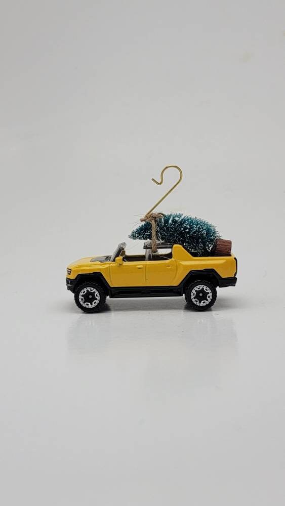 GMC Hummer EV Carrying Christmas Tree Ornament Gift for Him Husband ...