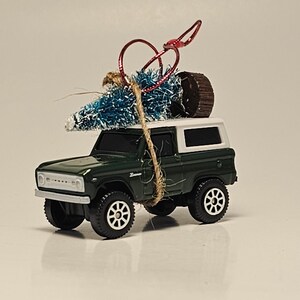 VHTF Rare Original 1966 Ford Bronco Carrying Christmas Tree Car ...
