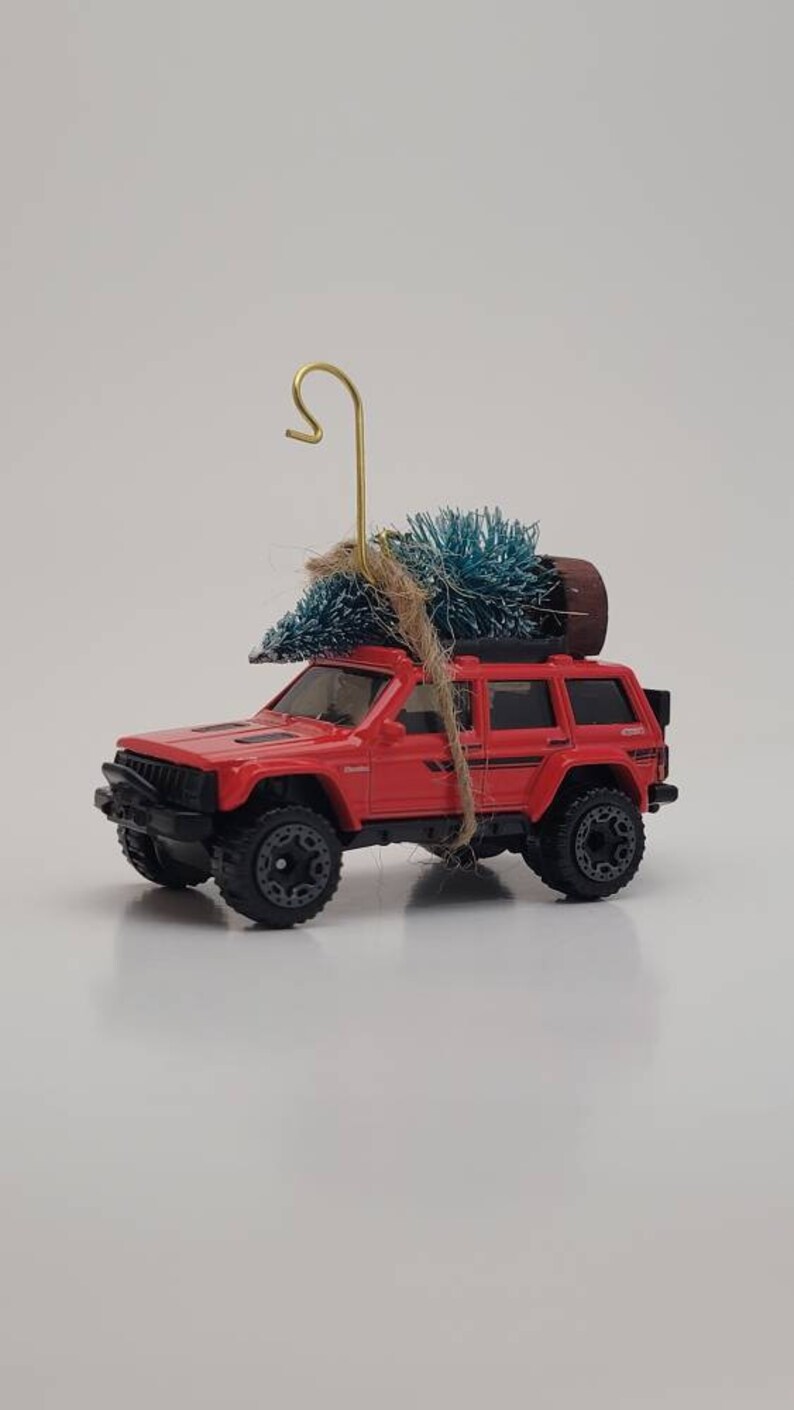 Rare 95 Jeep Cherokee Carrying Christmas Tree Ornament Gift for Men ...