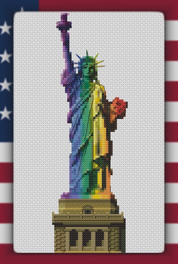 LGBTQ Statue of Liberty Patriotic Gay Lesbian Trans Pride | Etsy