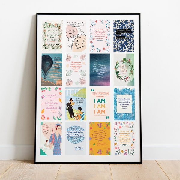 Literary Wall Art - Etsy