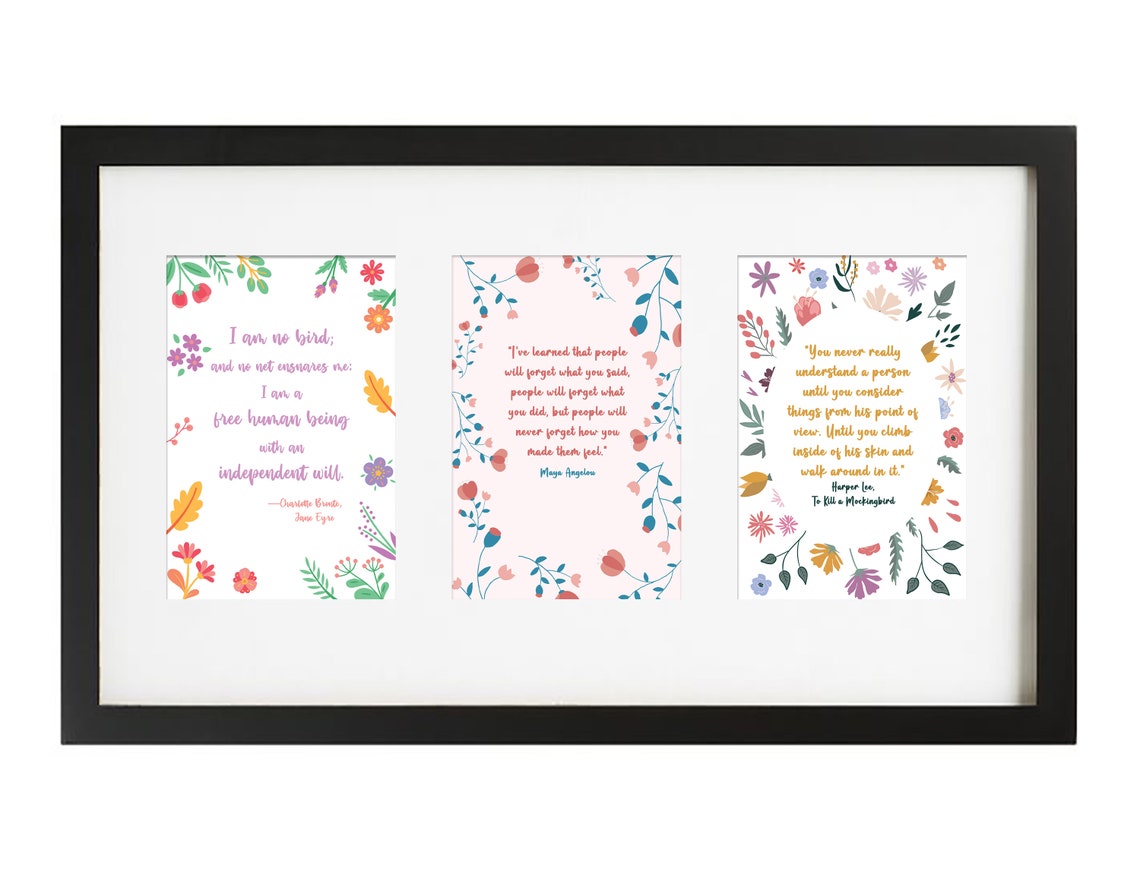 Female Authors Postcards Book Quotes Literary Postcards Set - Etsy