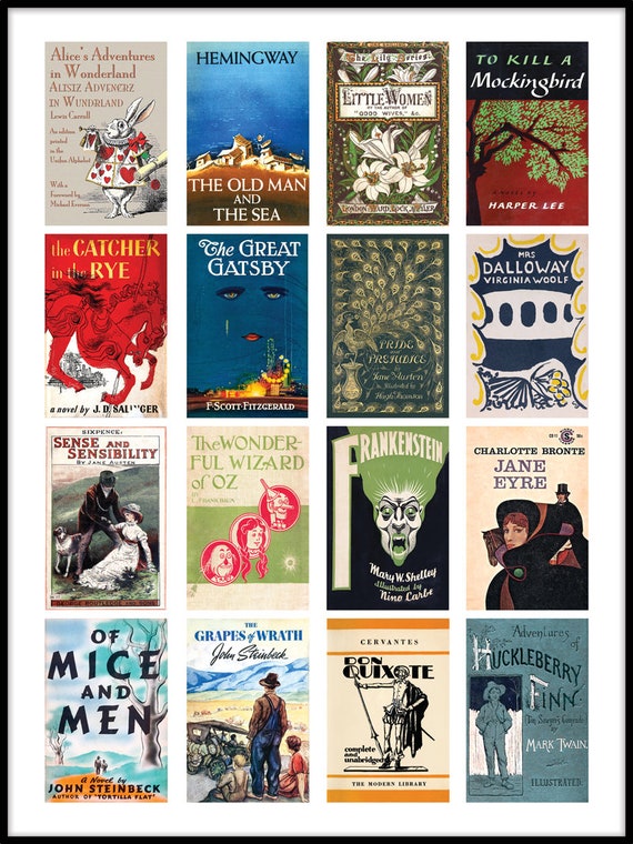 Classic Book Cover Posters