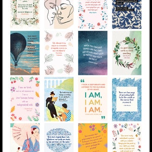 Female Authors Poster, Feminist Print, Literary Quotes, Inspirational ...