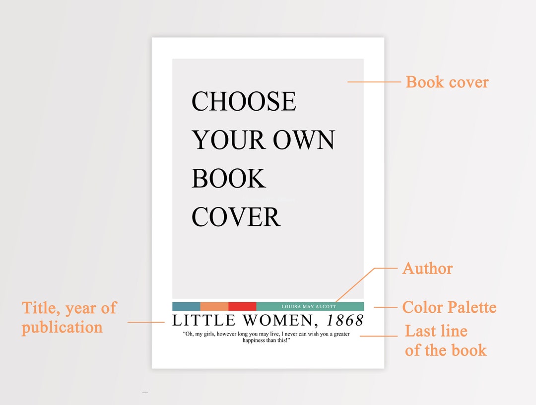 Custom Book Cover Poster, Book Posters, Book Prints, Book Art, Book ...