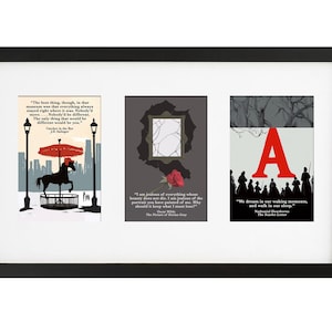 Classic Book Quotes, Book Posters Set of 16 DIGITAL Downloads, English ...