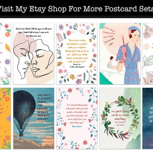 10 DIGITAL Book Cover Prints, Literary Posters Set, Literary Gifts ...