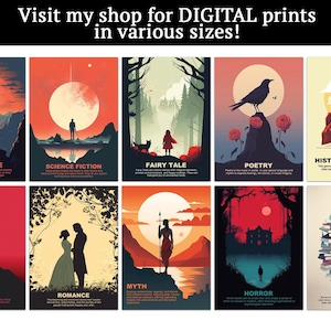 Picture Book Character Posters, Book Quotes Set of 20 DIGITAL Downloads ...