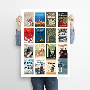 Book Poster, Book Cover Poster, Literature Poster, Book Cover Art, Book ...