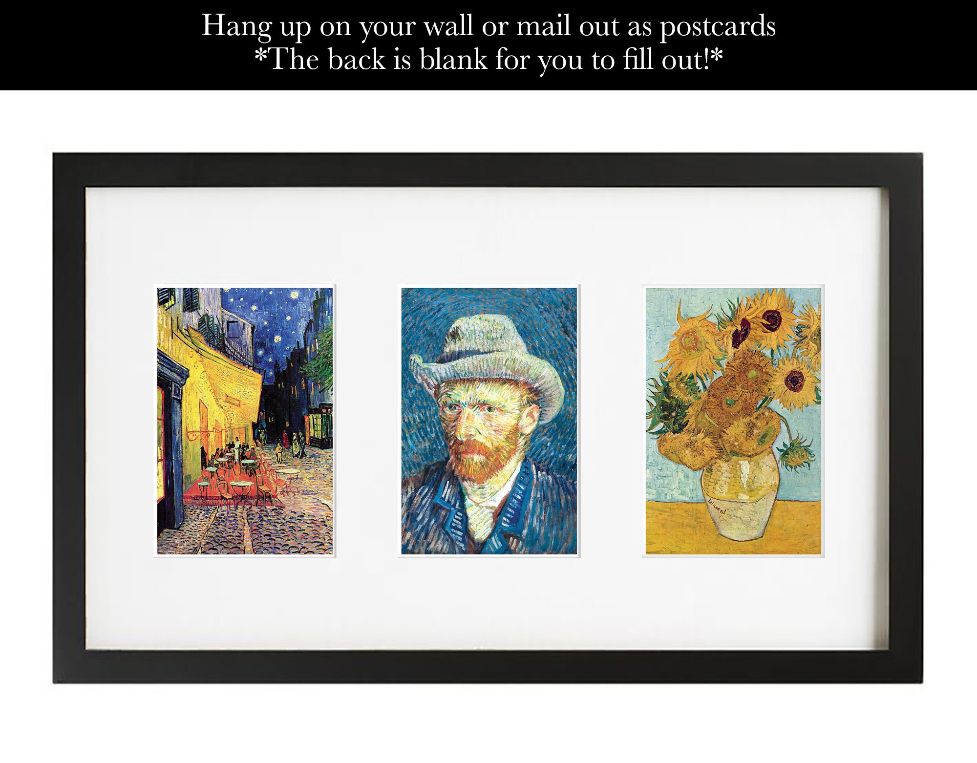 Van Gogh Postcards Van Gogh Gift Vincent Van Gogh Postcard - Etsy