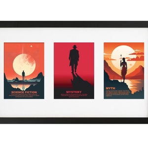 Book Genre Posters Set of 10, Classroom Decor, Library Decor, Book ...