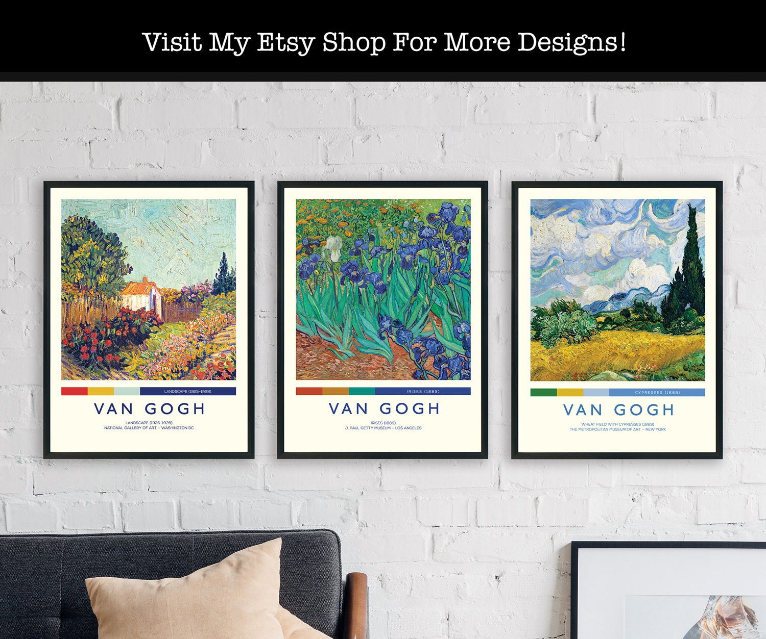 Van Gogh Postcards Van Gogh Gift Vincent Van Gogh Postcard | Etsy