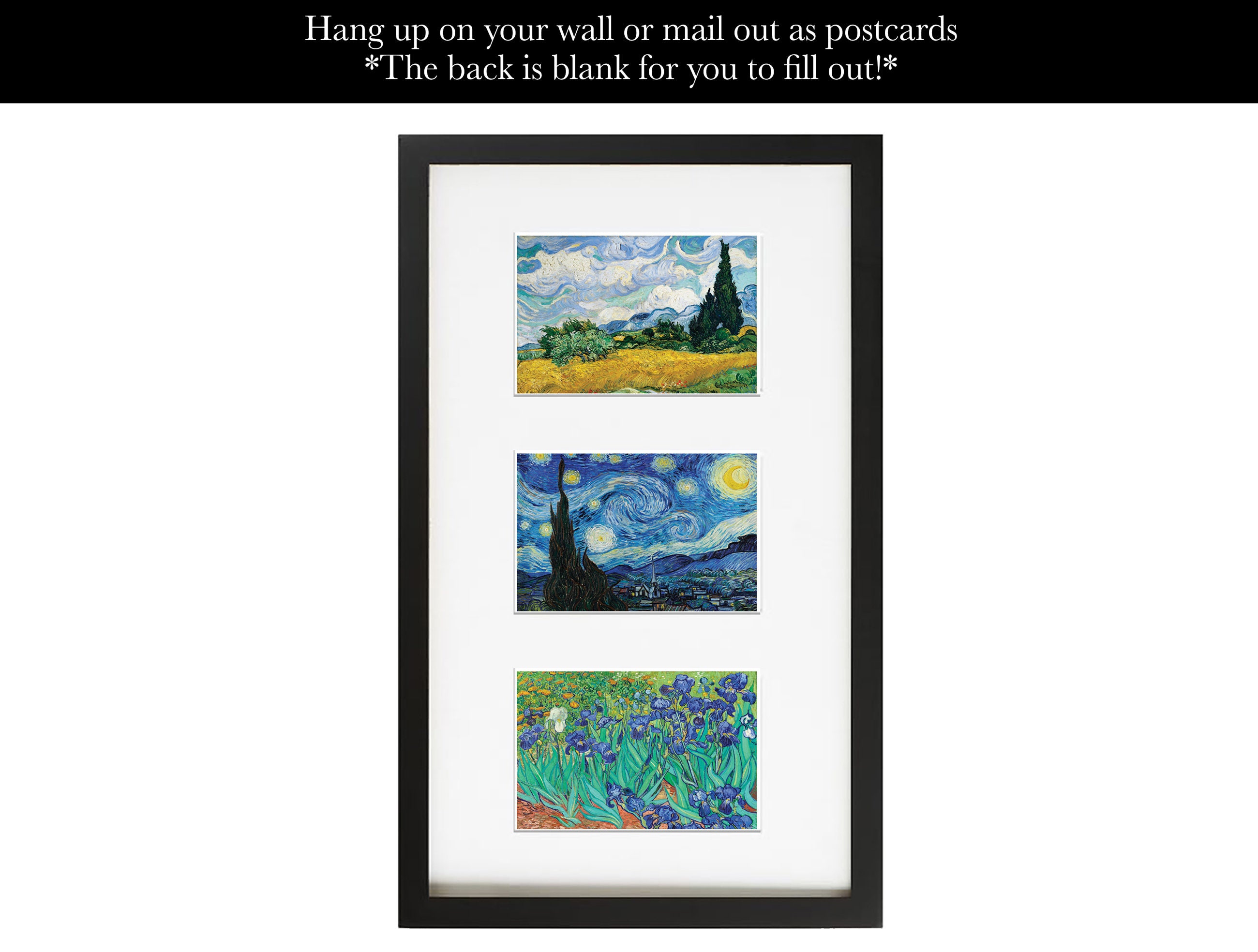 Van Gogh Postcards, Van Gogh Gift, Vincent Van Gogh Postcard Set ...