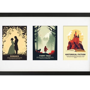 Book Genre Posters Set of 20 DIGITAL Downloads, Classroom Decor ...