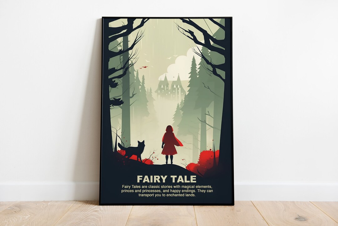 Fairy Tale Book Genre Print, Classroom Decor, Bookish Gifts, Library ...