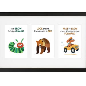 Picture Book Character Posters, Book Quotes Set of 20 DIGITAL Downloads ...