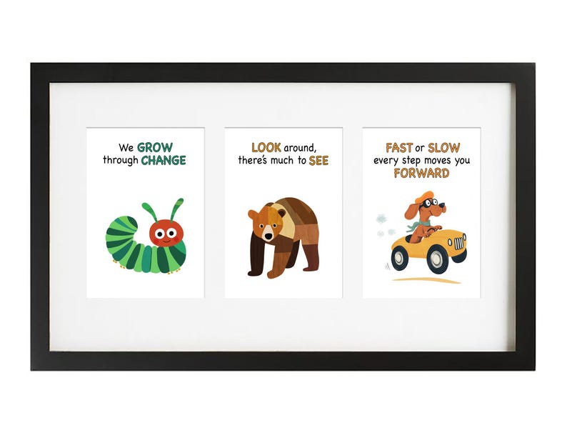 Picture Book Character Posters, Book Quotes Set of 20 DIGITAL Downloads ...