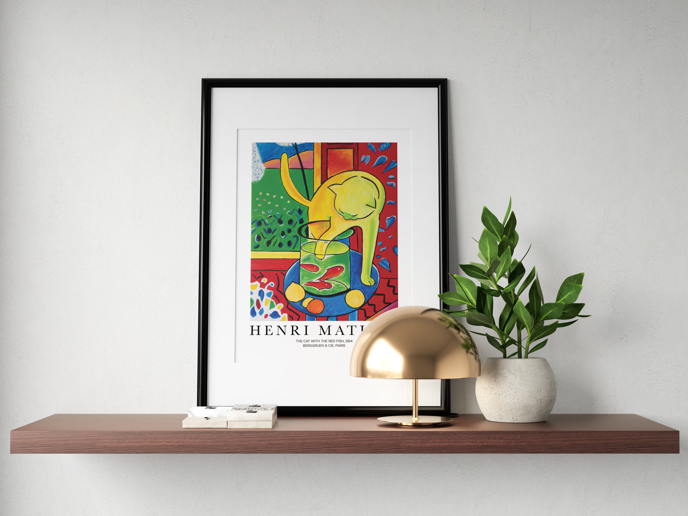 Henri Matisse Goldfish Art Matisse Cat Poster Henri Matisse - Etsy