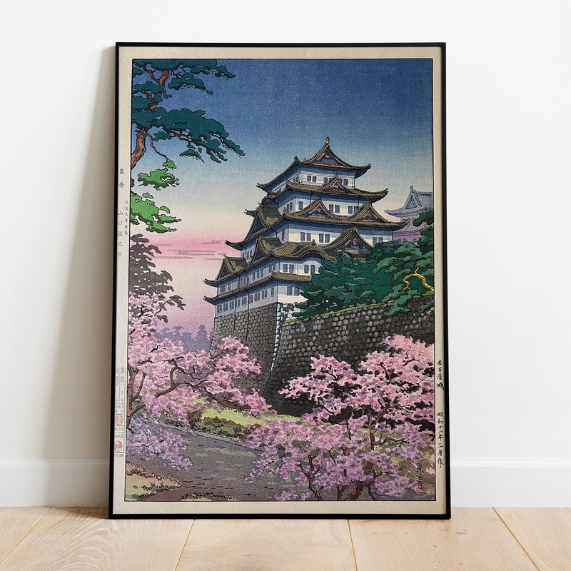 Nagoya Castle Digital Art - Etsy