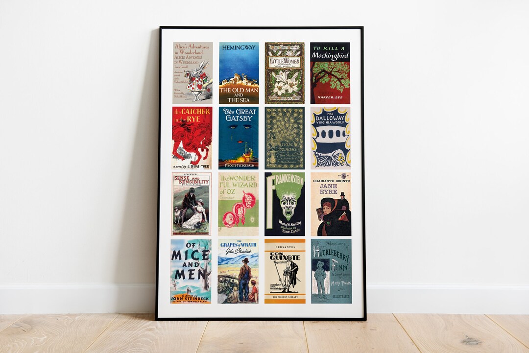 Book cover posters store